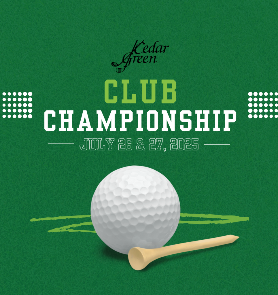 Cedar Green Club Championship - The Golf Sudbury Family of Courses