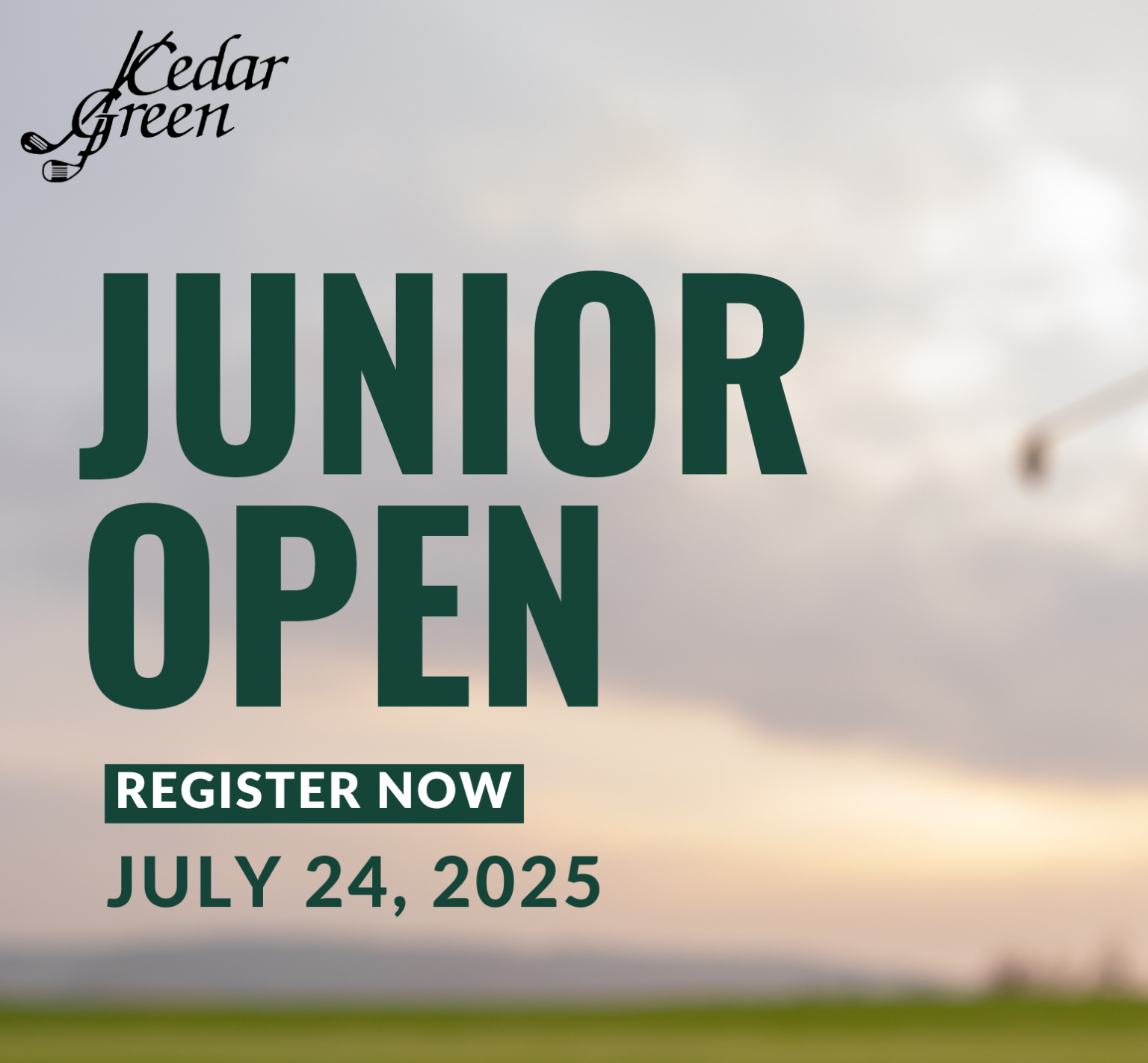Junior Open at Cedar Green - The Golf Sudbury Family of Courses